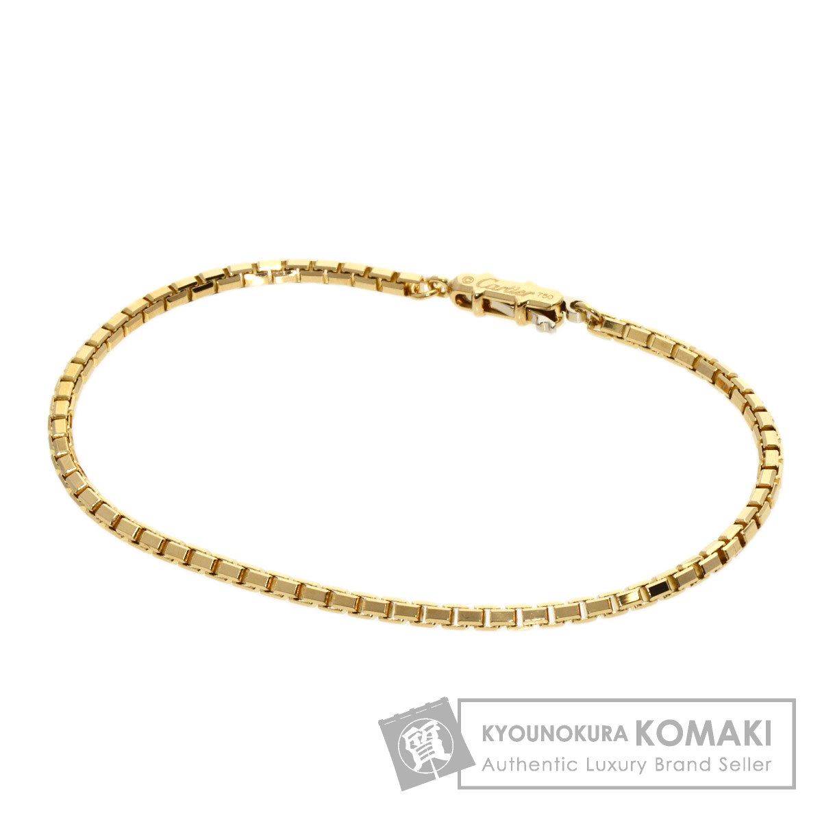 CARTIER カルティエ タンク チェーン ブレスレット K18YG CARTIER カルティエ タンク チェーン ブレスレット K18YG