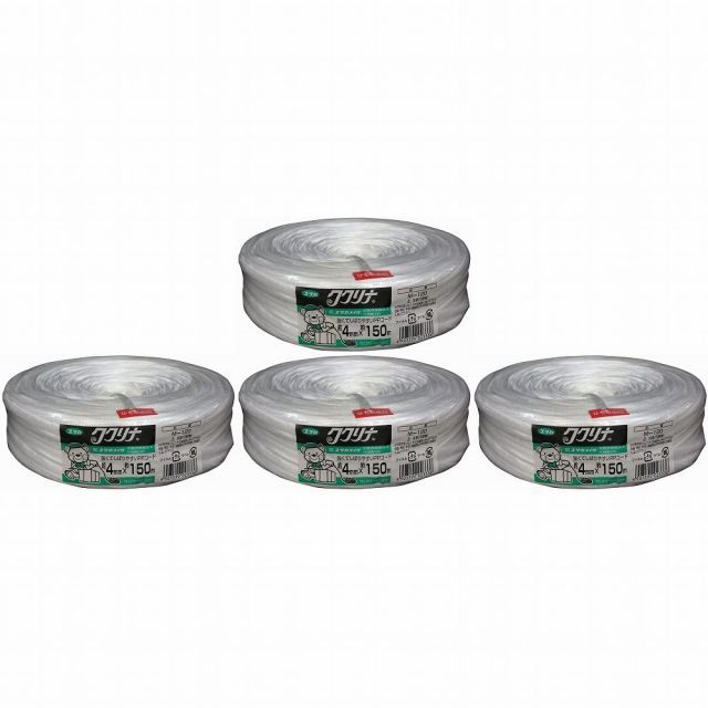 ユタカメイク 荷造り紐 PPコード 4mm×150m 4個セット - メルカリ