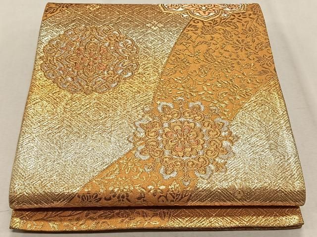 平和屋着物◎六通柄袋帯 抽象文様 正絹 逸品 未使用 BAAT8610fc