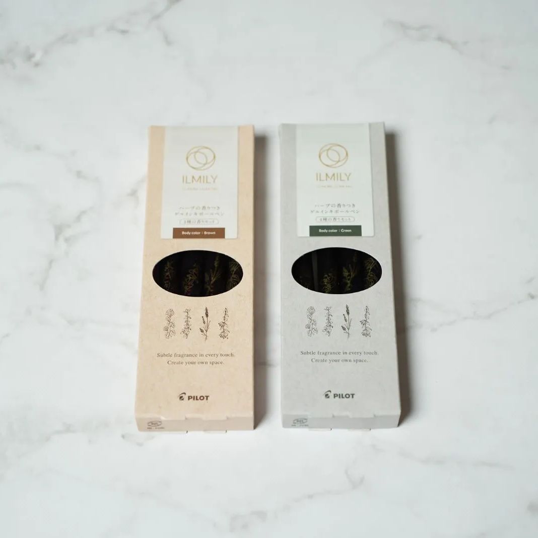 （単品）数量限定 パイロット ILMILY ハーブの香りつき4種の香りセット ブラウン グリーン インク色：黒 0.5mm イルミリー - メルカリ