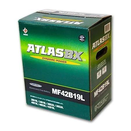 正規品 アトラス 新品バッテリー MF 42B19L ( 26B19L 28B19L 34B19L 36B19L 38B19L 40B19L ...