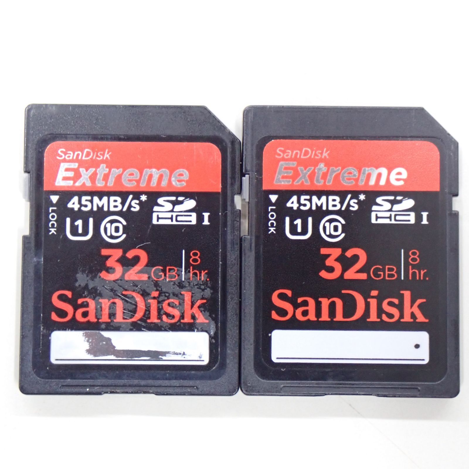 送料無料 SanDisk サンディスク Extreme 32GB 45MB/s SDカード 2枚セット フォーマット済み#14190 - メルカリ