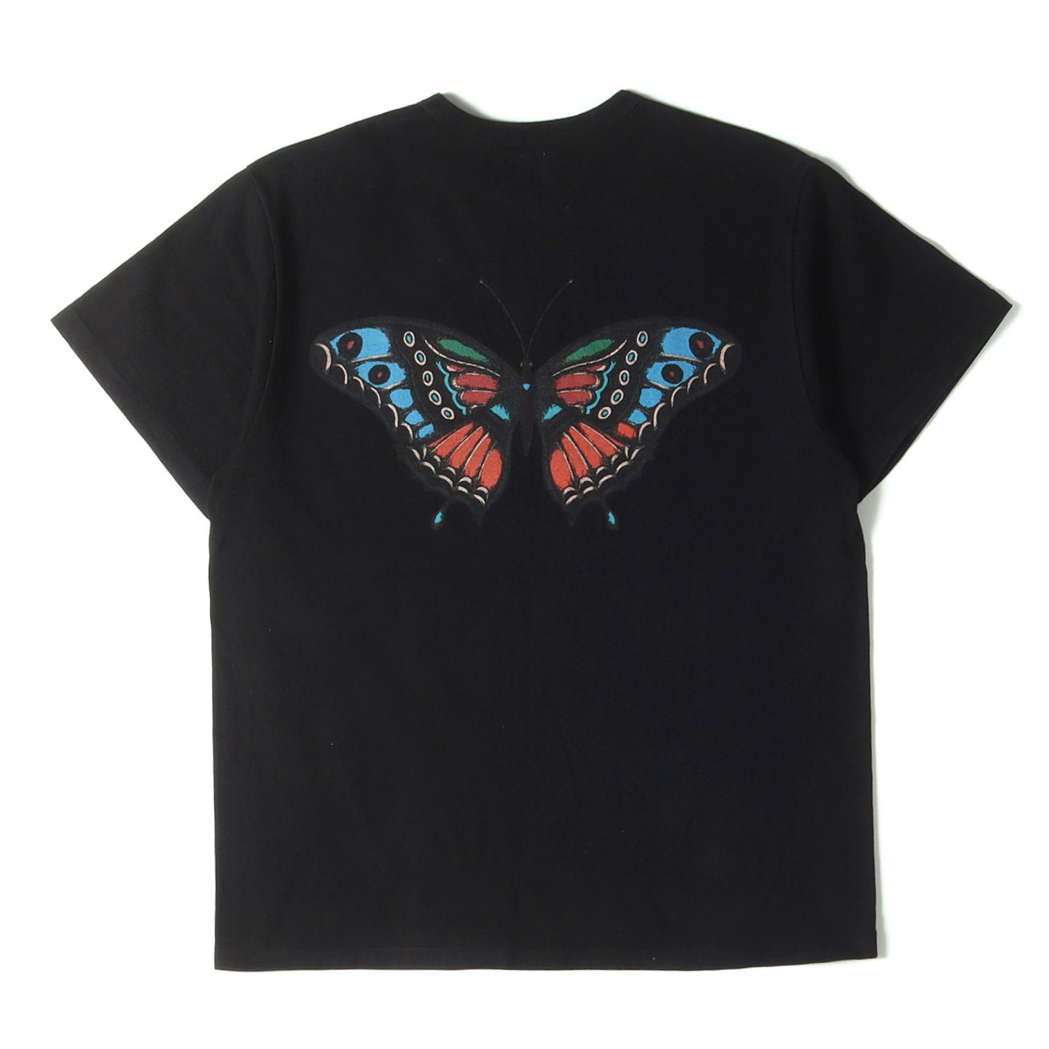 CALEE キャリー Tシャツ サイズ:M / 23SS MIHO MURAKAMI バタフライ グラフィック クルーネック Tシャツ (Binder neck CL butterfly ...