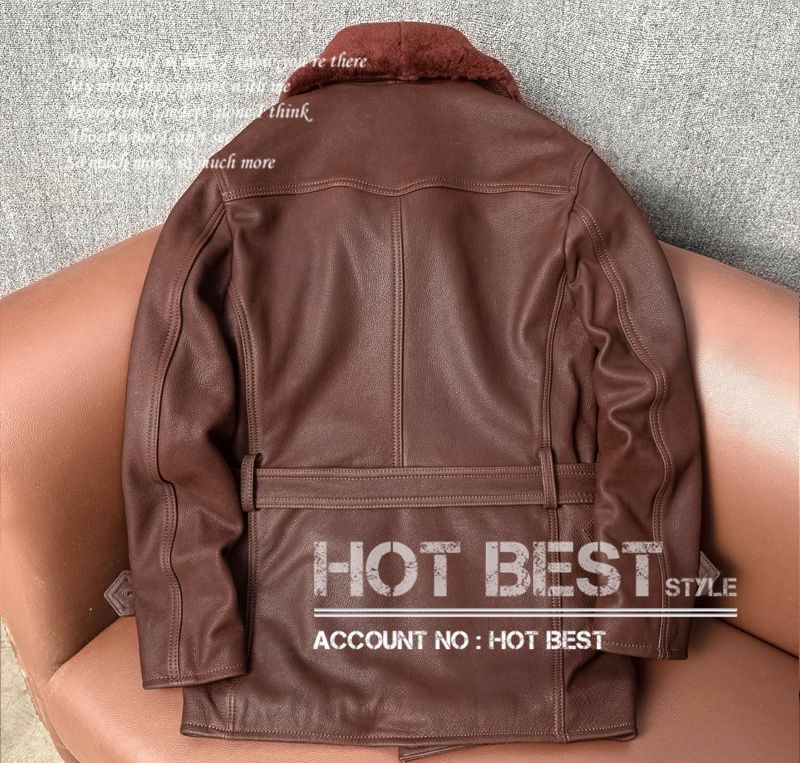 カウハイド 定番 740 海軍ピーコート ギフト メンズ 革ジャン 襟