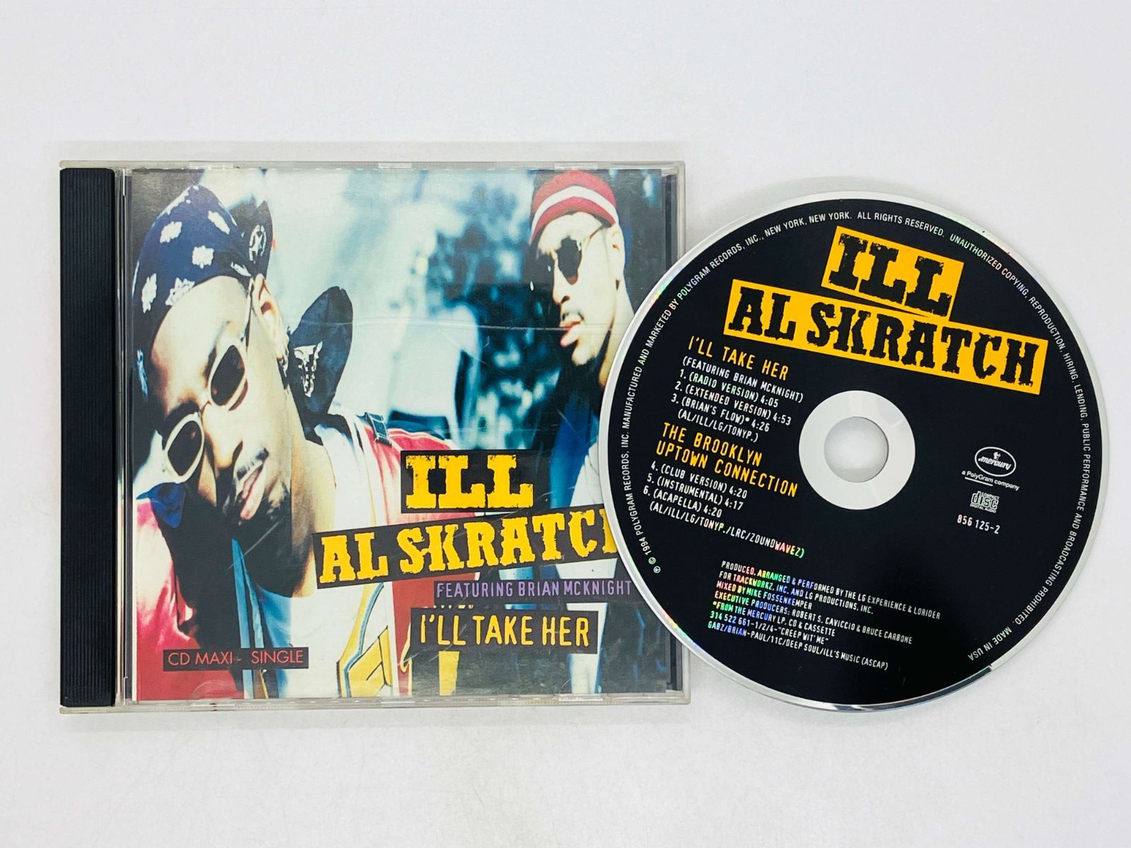 CD ILL AL SKRATCH / FEATURING BRIAN McKNIGHT / I'll TAKE HER / 856 125 ...