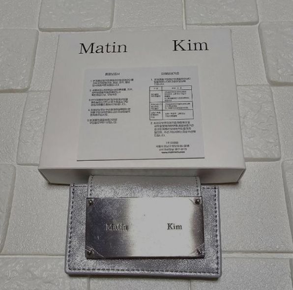 Martin Kim マーティンキム 小銭入れ ミニ財布 シルバー 美品 - メルカリ