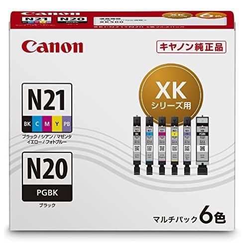 【新品】CANON キヤノン XKI-N21+N20/6MP インクカートリッジ マルチパック 6色(XKIN21+N206MP) - メルカリ
