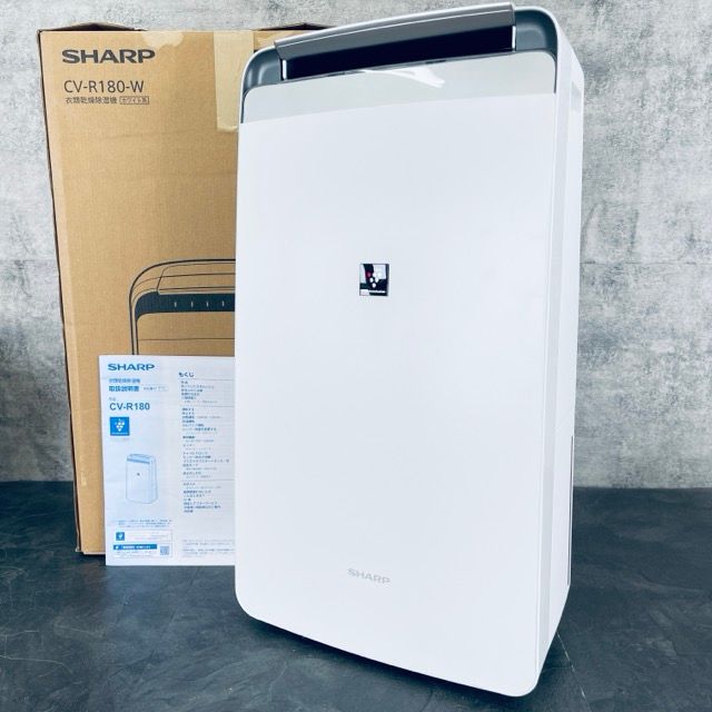 展示品 SHARP シャープ 衣類乾燥除湿機 CV-R180 ホワイト 2025年製 コンプレッサー方式 プラズマクラスター057011【中古】動作保証/22501 - メルカリ