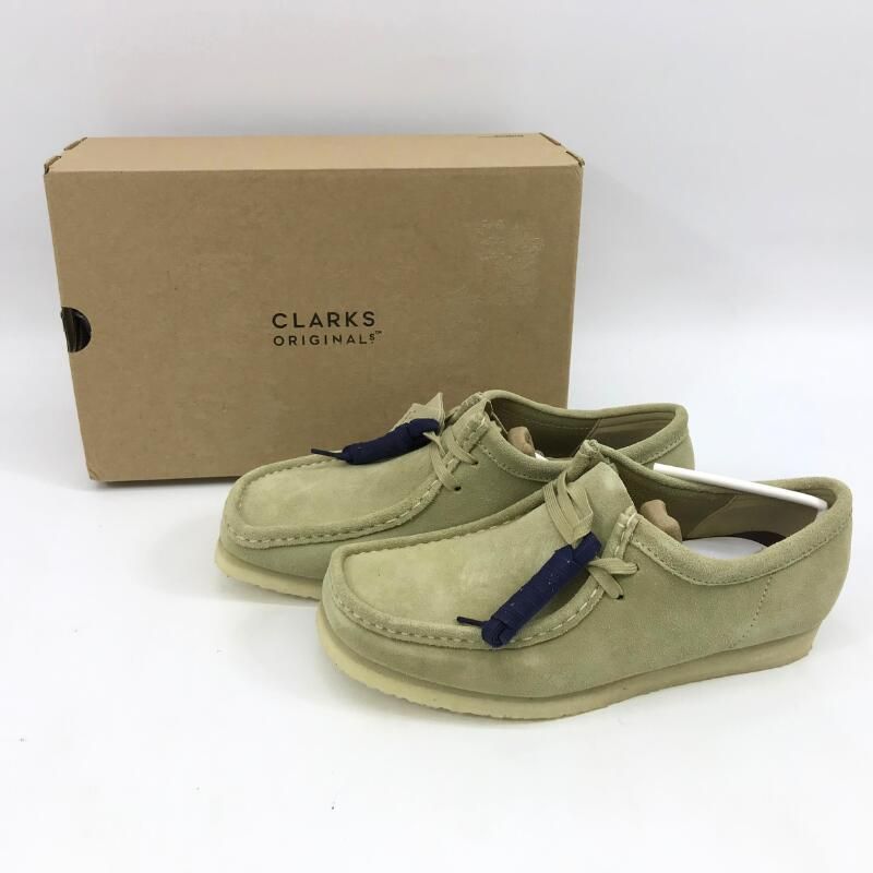 【F0182】【未使用】メンズ Clarks クラークス WALLABEE ワラビー ベージュ サイズ UK7.5 箱付 - D.R.shop - メルカリ