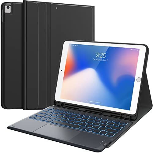ipad 10.2/10.5/air3_ブラック Earto for ipad 10.2 キーボード ipad 9/8/7世代 タッチパッド ...