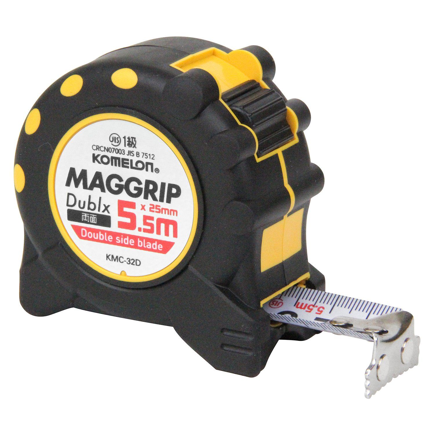【在庫処分】Komelon コメロン コンベックス マググリップ両面目盛り 25 テープ幅25mm 5.5M KMC-32D - メルカリ
