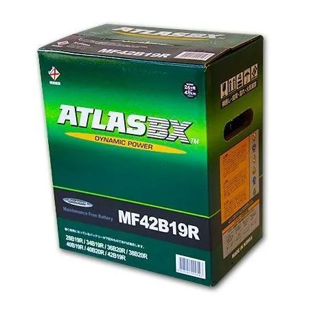 正規品 アトラス 新品バッテリー MF 42B19R ( 26B19R 28B19R 34B19R 36B19R 38B19R 40B19R 42B19R B20R 適合 ) ATLAS BX ...