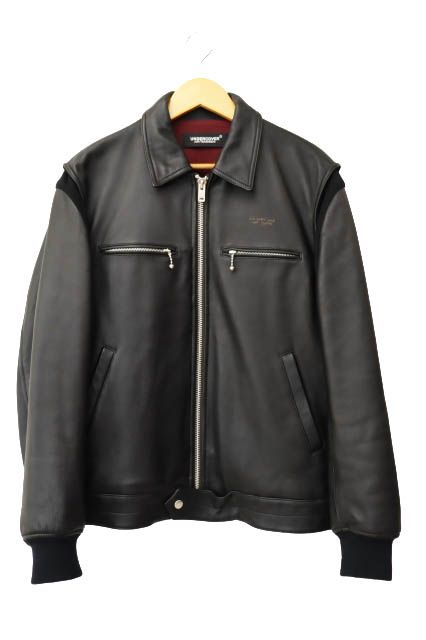 アンダーカバー UNDERCOVER 22AW ラム レザー 羊革 シングル アンダーカバー UNDERCOVER 22AW ラム レザー 羊革 シングル