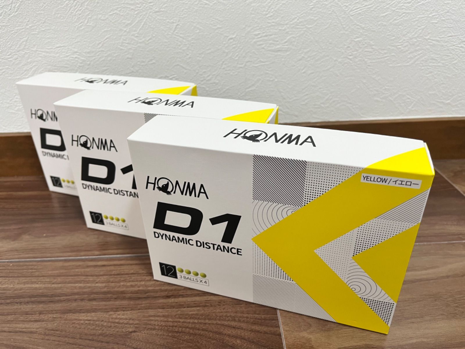 ゴルフボール ホンマ D1 新品 イエロー 3ダース（3箱）2022年モデル - 【11/28まで発送休み】gujuri - メルカリ