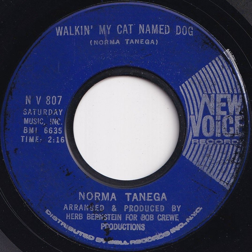 Norma Tanega Walkin' My Cat Named Dog / I'm The Sky New Voice US N V ...