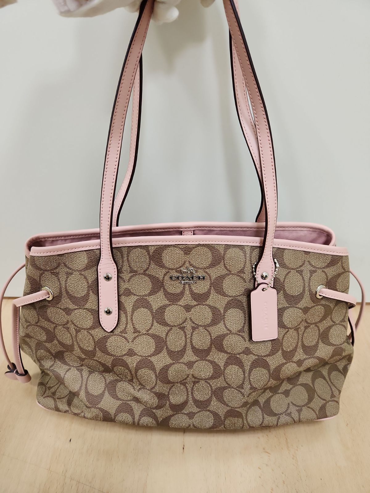 6153】コーチ バッグ coach ショルダーバッグ シグネチャー ☆中古品やや美品☆ - メルカリ