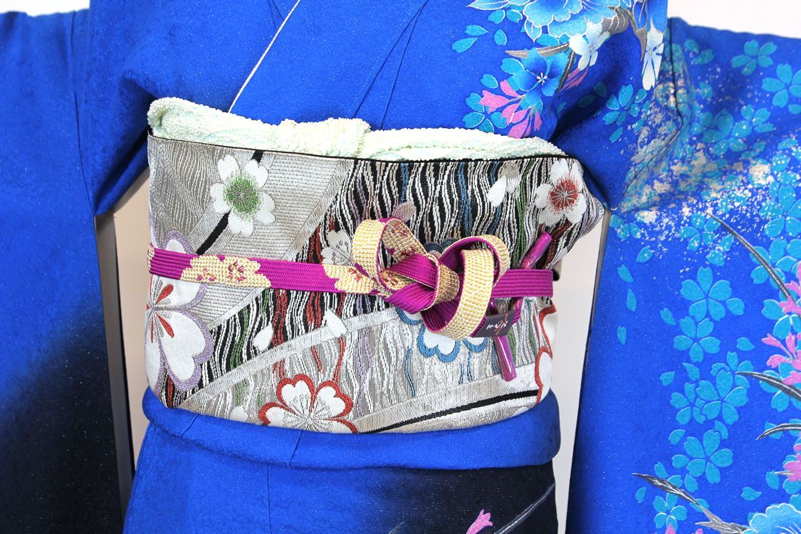 振袖フルセット 6点セット モダン かっこいい 胡蝶蘭 ツートーン 振袖フルセット 6点セット モダン かっこいい 胡蝶蘭 ツートーン