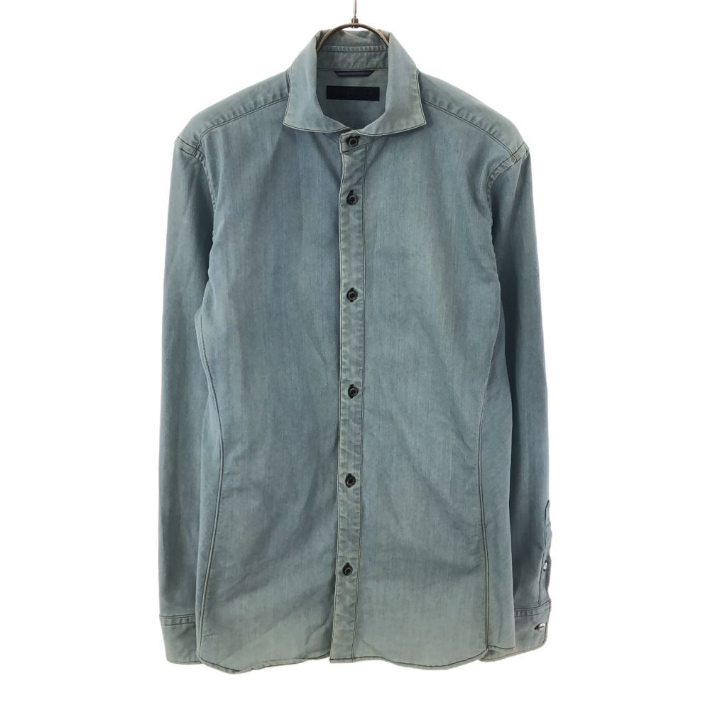 ジュンハシモト 日本製 長袖 デニムシャツ 3 Junhashimoto メンズ 古着 【240415】 - メルカリ