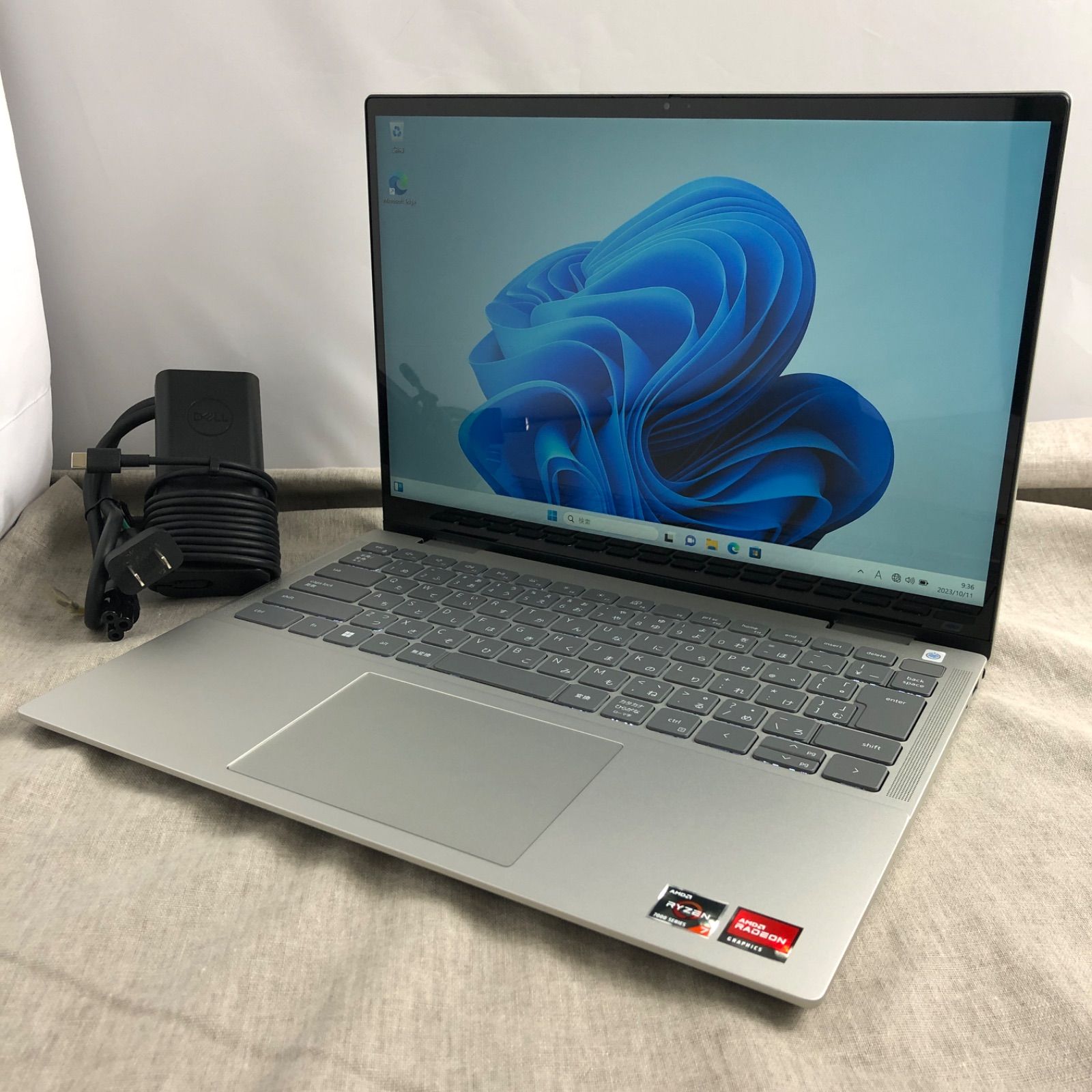 【バッテリー良好】ノートPC デル DELL Inspiron 14 7435 2-in-1【AMD Ryzen 7 7730U・メモリ ...