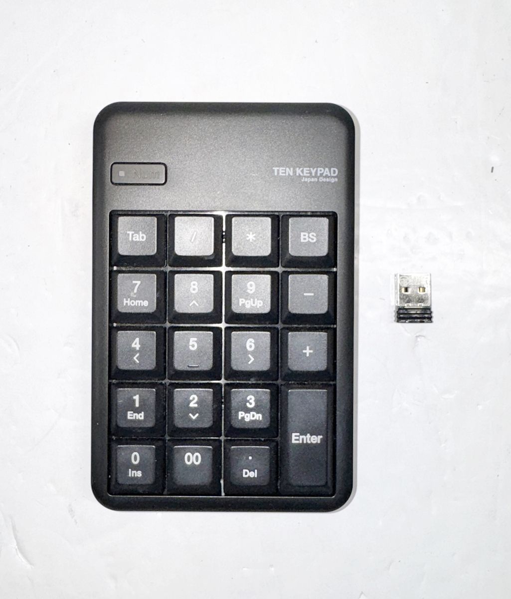 【HY】【中古】【美品】ELECOM エレコム 2.4GHzワイヤレステンキーパッド TK-TDM017BK[定形外郵便、送料無料]HY001 - メルカリ