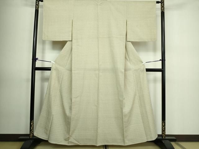 平和屋着物■極上　本塩沢　単衣　縞　逸品　DZAA7341kh5 平和屋着物□極上 本塩沢 単衣 縞 逸品 DZAA7341kh5