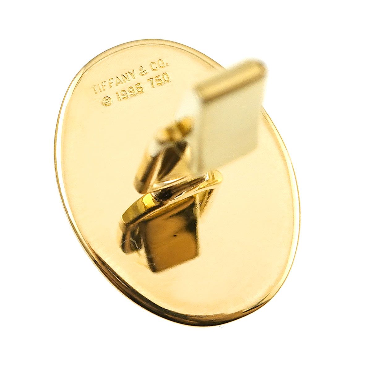 ティファニー TIFFANY Co. カフス オニキス K18 YG イエローゴールド 750 メンズ 90301857 【中古】BJ ティファニー TIFFANY Co. カフス オニキス K18 YG イエローゴールド