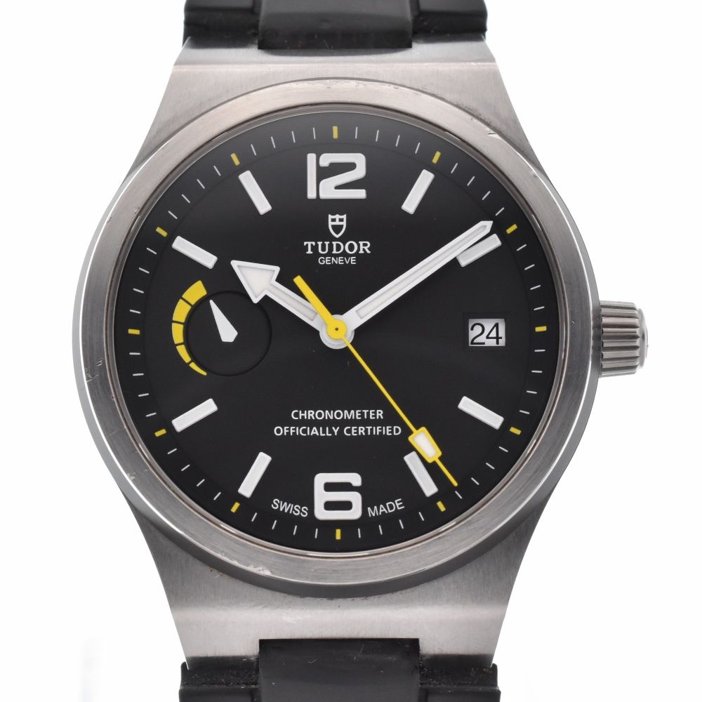 チューダー チュードル TUDOR 91210N ノースフラッグ パワーリザーブ デイト 自動巻き メンズ良品 Q#130191 - メルカリ