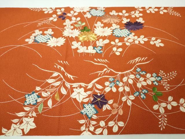 平和屋本店□極上 塩瀬 二代目・由水十久 本加賀友禅 九寸名古屋帯