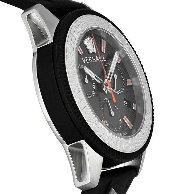 【新品】ヴェルサーチ VERSACE 腕時計 メンズ VE3J00222 グレカ アクション クロノ - メルカリ