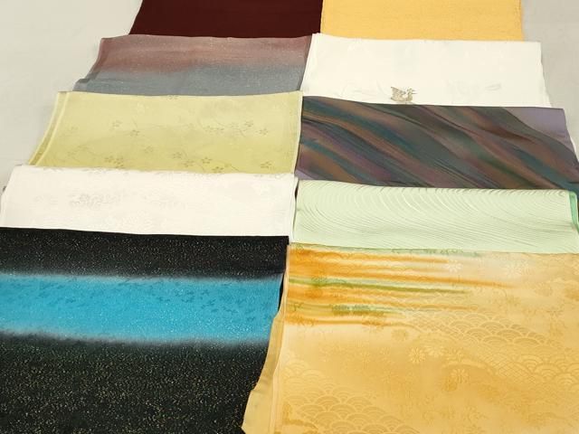 平和屋着物★和装小物　上質な帯揚げ　10枚セット　逸品　DAAM7809qa 平和屋着物☆和装小物 上質な帯揚げ 10枚セット 逸品 DAAM7829qa