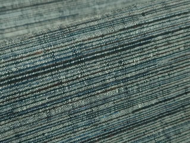 平和屋本店□極上 本場結城紬 重要無形文化財 奥順謹製 証紙付き 逸品