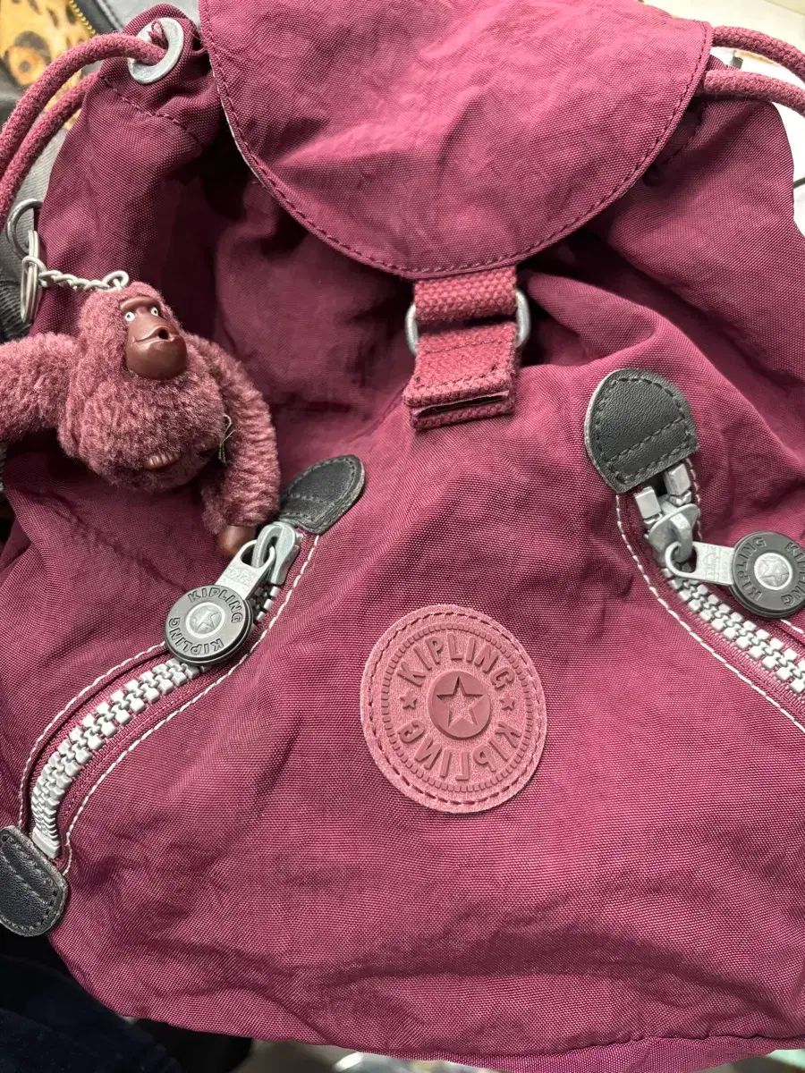 【雷市場（ポンジャン）商品韓国直送】 Kipling(キプリング) y2k レアセール 巾着 リュック リュックサック - メルカリ