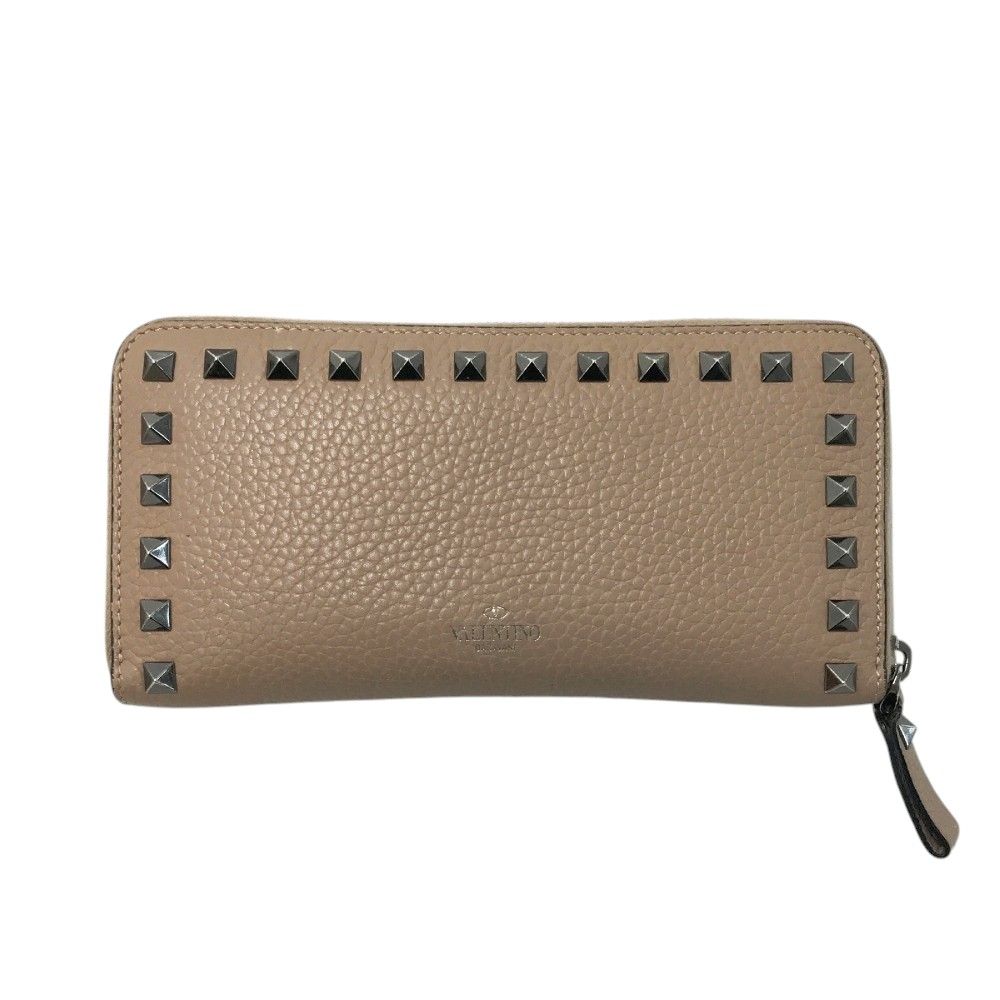 VALENTINO ヴァレンティノ ラウンドファスナー 長財布 スタッズ VALENTINO ヴァレンティノ ラウンドファスナー 長財布 スタッズ