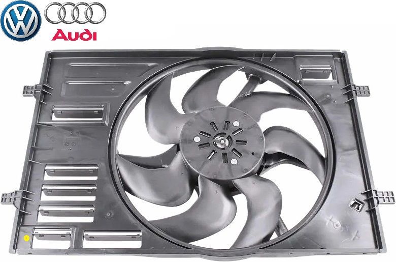 【M's】アウディ A3 8V TT FV 8S Q2 GA Q3 F3 純正品 ラジエーター ラジエター 電動ファン アディショナルファン 正規品 純正 正規 パーツ 部品 エンジン 冷却 ...