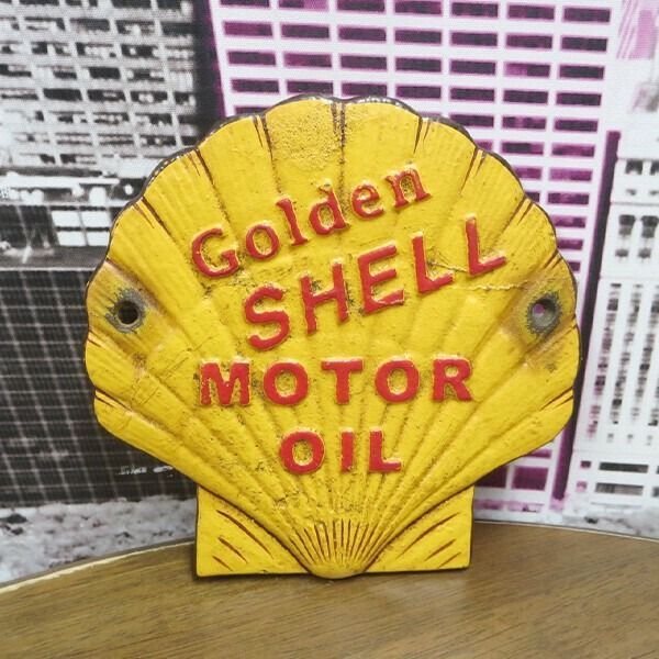 SHELL CLAM SIGN シェル サインプレート アメリカン雑貨 - メルカリ