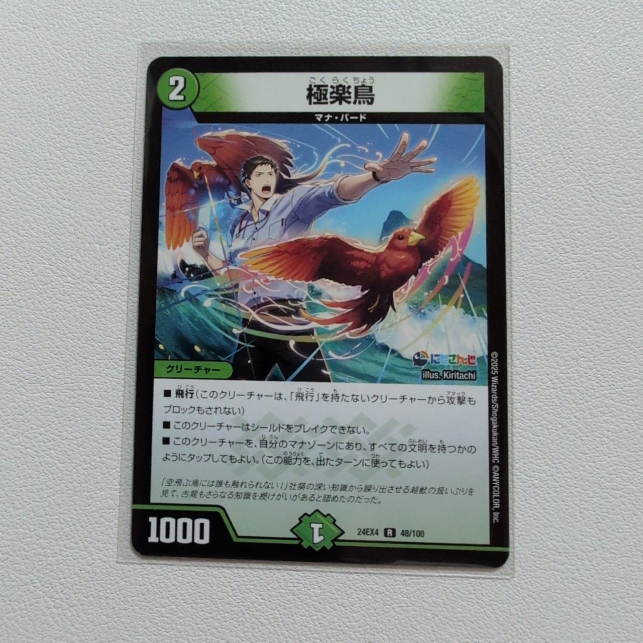 極楽鳥【R . 24EX4 . 48/100 . 自然文明 . シングルカード . 2 . クリーチャー . デュエマ】 - メルカリ