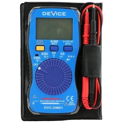 藤原産業 SK11 DVC デジタル マルチメータ DVC-DM01 電圧 抵抗 導通 測定 (直流、交流) ダイオード チェック 多機能 電子 電子版 機器 修理 - メルカリ