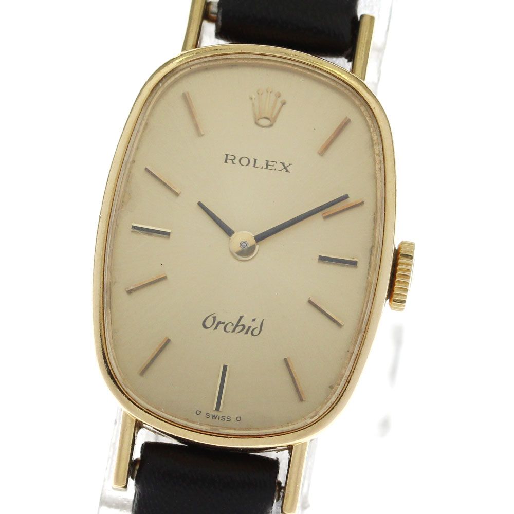 ロレックス ROLEX 2679 オーキッド K18YG Cal.1400 手巻き レディース_714864 - メルカリ