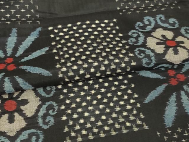 平和屋着物▽上質な紬　単衣　舞花文　正絹　逸品　DAAV9771sf 平和屋着物▽上質な紬 単衣 舞花文 正絹 逸品 DAAW9371sf - メルカリ