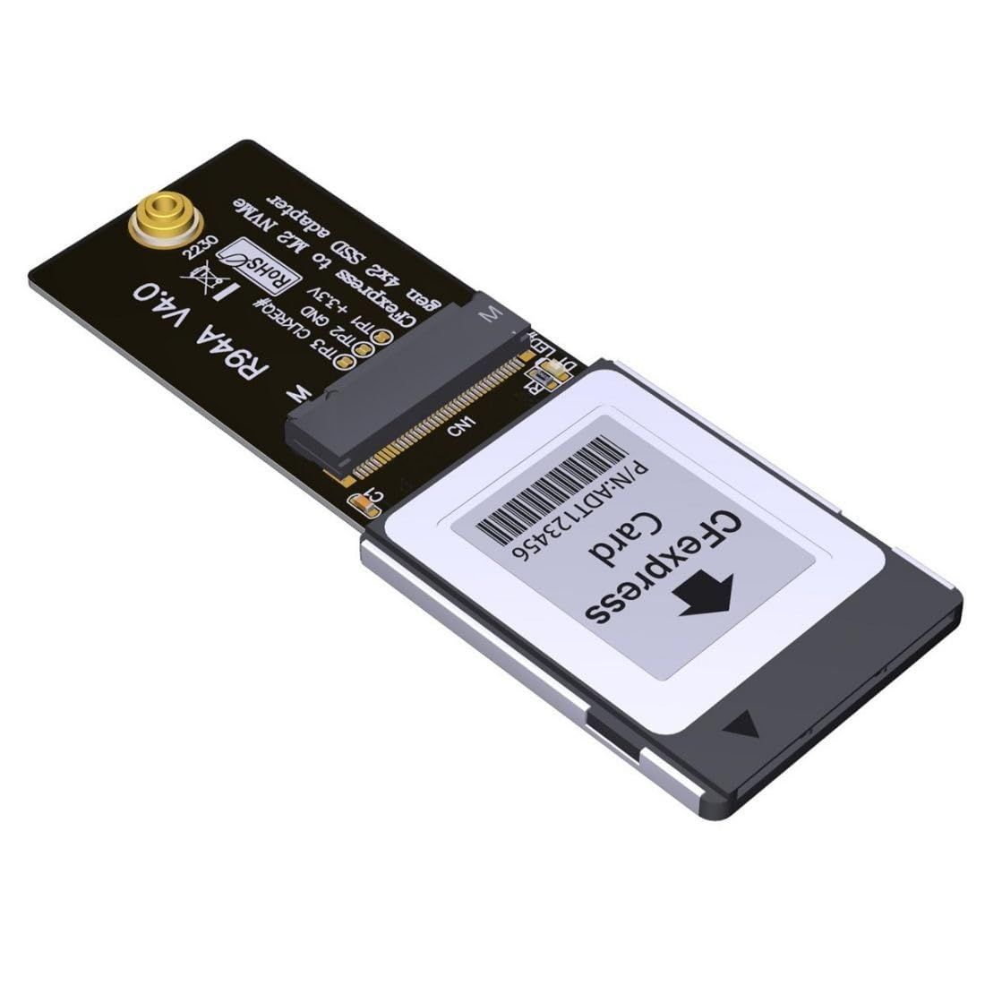 新品 chenyang M.2 NVMe to PCIe 4.0 CF Express Type B ハードドライブコンバーターボックス ...