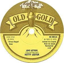 英7” Ketty Lester / The Casinos Love Letters / Then You Can Tell Me Goodbye OG9012 Old Gold (2 ...
