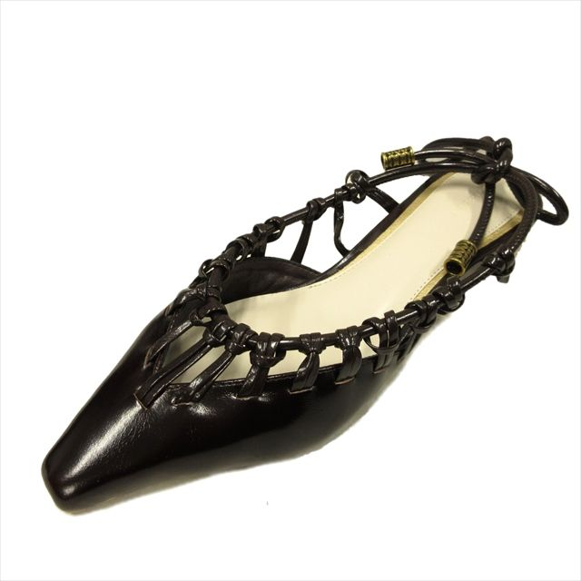 24ss アメリヴィンテージ Ameri VINTAGE メディシェリー フラット サンダル MEDI SHELLY FLAT SANDAL シューズ 靴 レザー 牛革 02411290600 ...