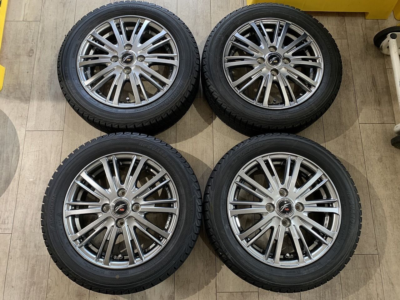 【2402012】スタッドレス Fang 14インチ 4.5J +45 PCD100 4H + iG30 155/65R14 2015年 ...