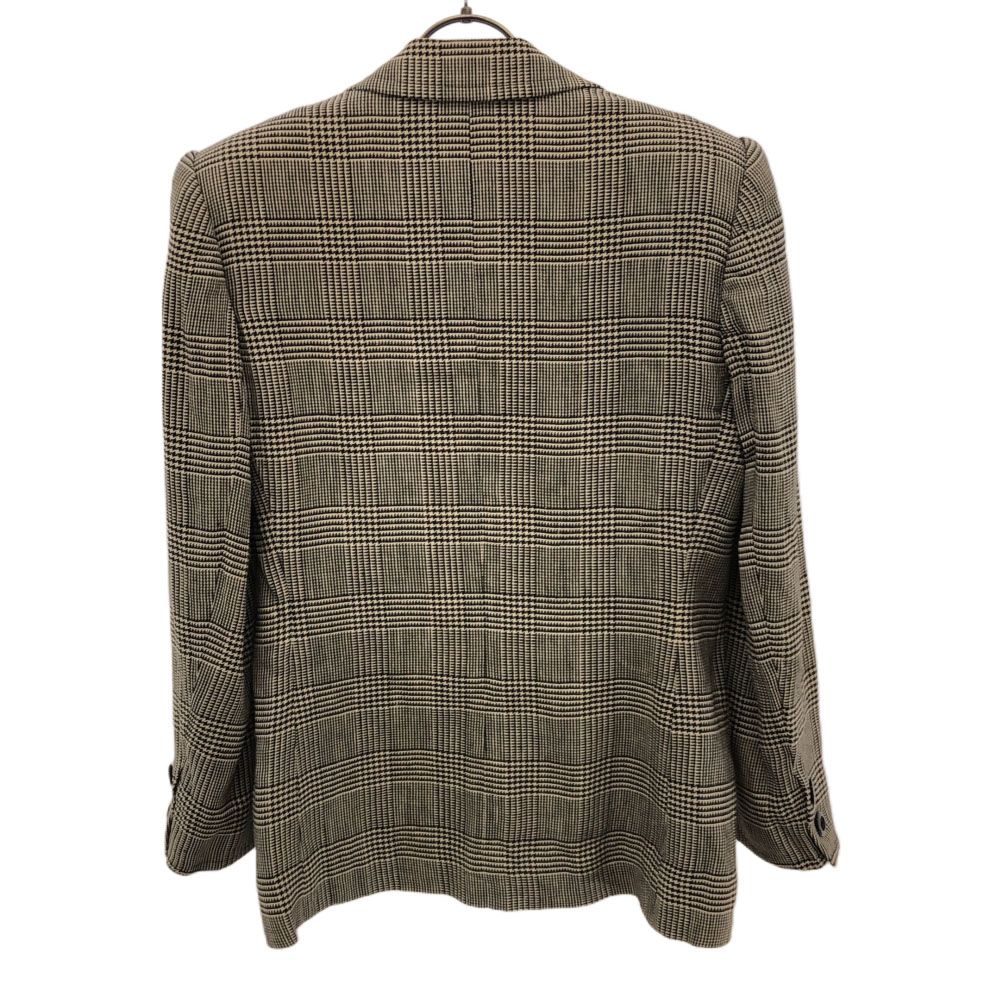 イヴサンローラン 90s シルクブレンド 千鳥格子 テーラードジャケット