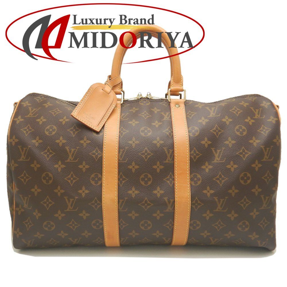 LOUIS VUITTON ルイヴィトン モノグラム キーポルバンドリエール45 M41418 ボストンバッグ ブラウン/252193【中古 ...