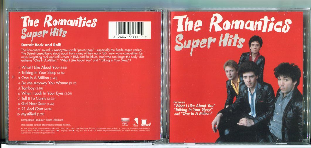 The Romantics ロマンティックス Super Hits/CD 中古 セル版/e0958 - メルカリ