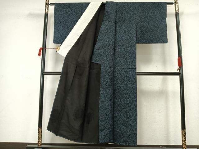 平和屋着物▽江戸小紋 単衣 吉祥花文 正絹 逸品 AAAW7849fy - メルカリ