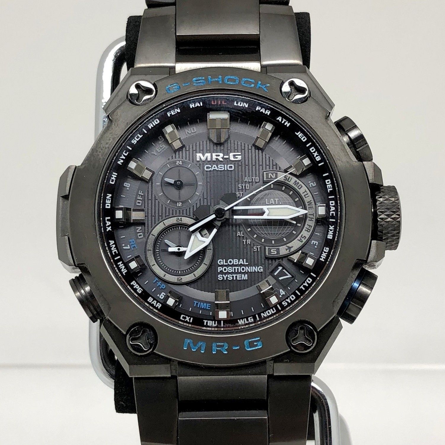 G-SHOCK ジーショック CASIO カシオ 腕時計 MRG-G1000B-1AJR MR-G GPSハイブリッド電波ソーラー アナログ チタン メンズ - メルカリ