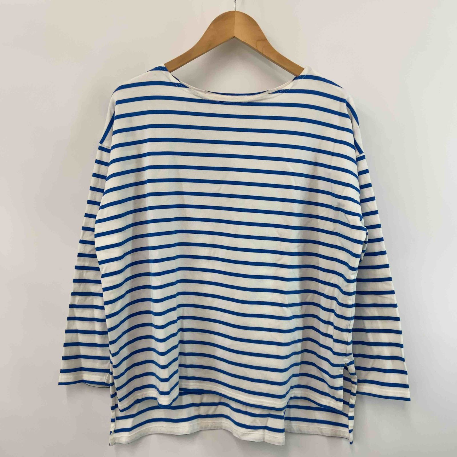 LEPSIM LOWRYS FARM レプシィムローリーズファーム レディース ロンT 長袖 ボーダー ボートネック 青 - メルカリ