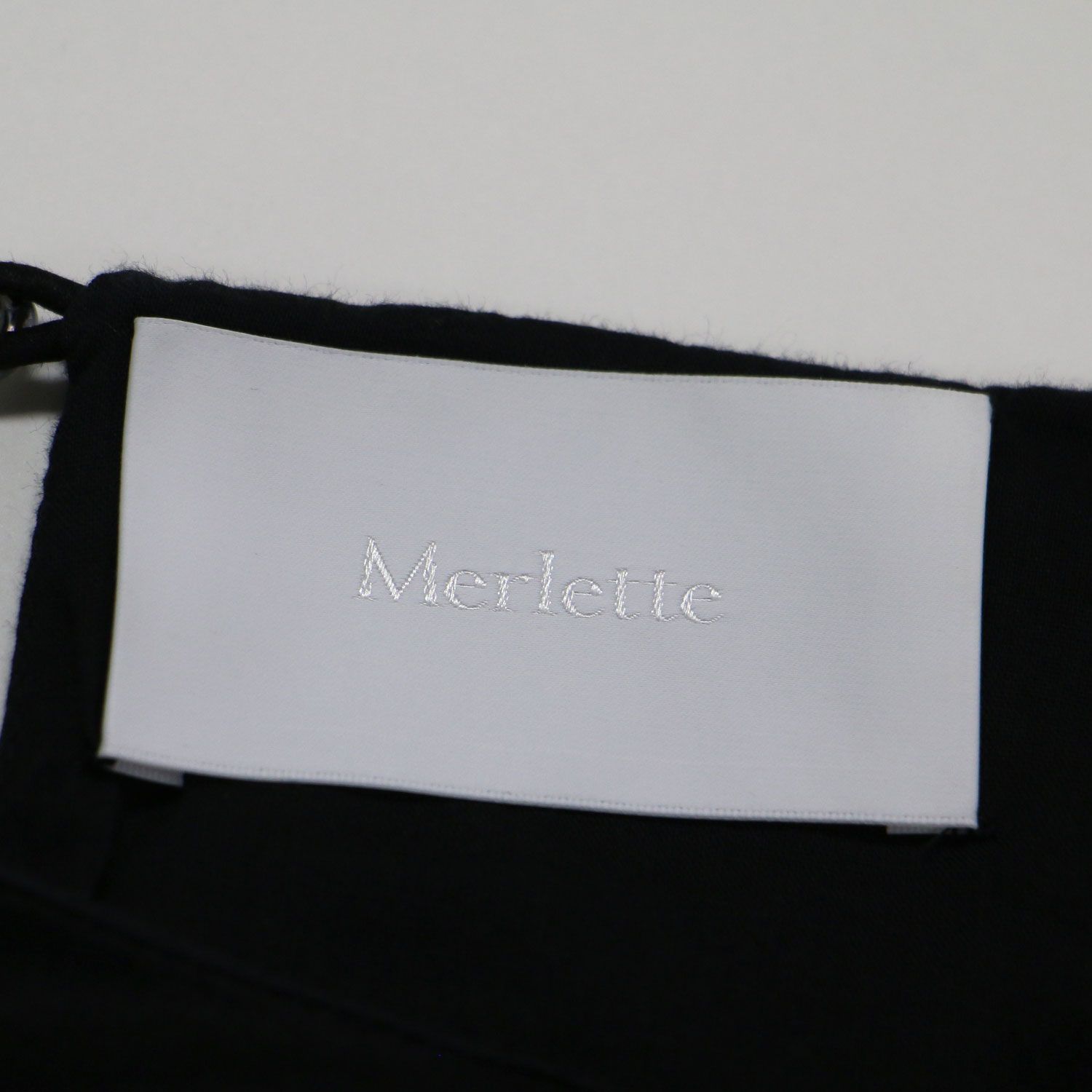 Merlette マーレット ワンピース ブラック 黒 サイズ:XS | 23秋冬